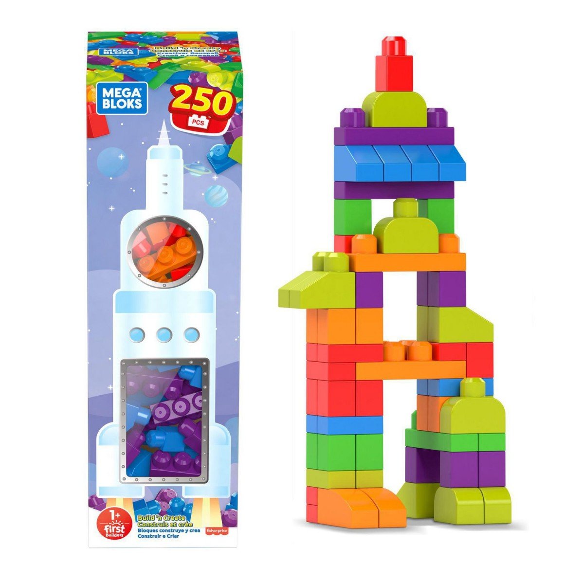 KLOCKI 250 ELEMENTÓW - MEGA BLOKS - GMB57 - Mega Bloks | Sklep EMPIK.COM