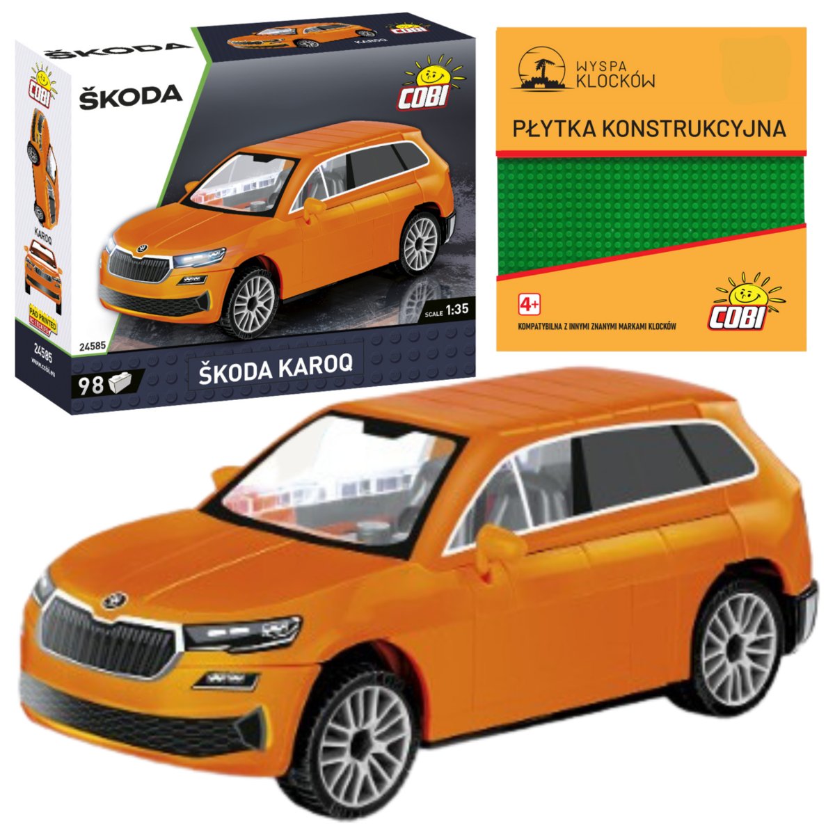 Klocki Cobi 24585 Samochód Skoda Karoq 98 El. - COBI | Sklep EMPIK.COM