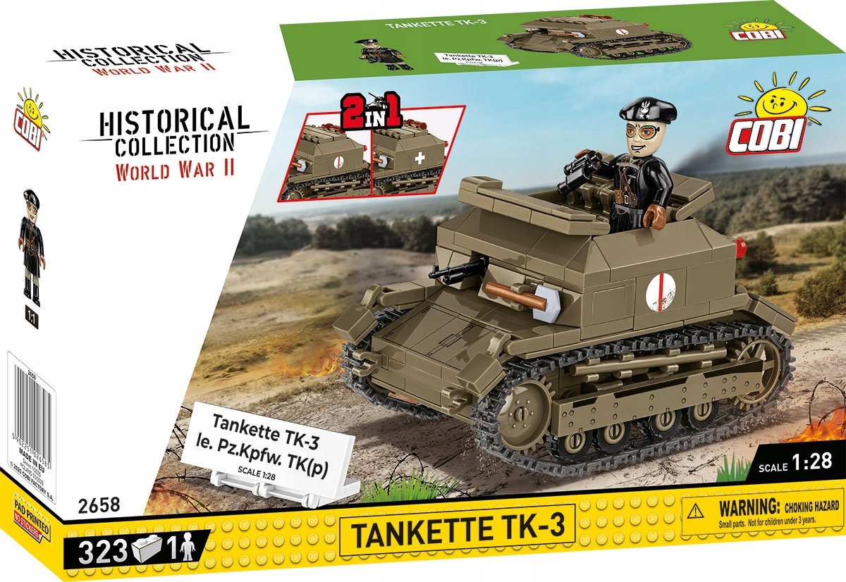 Klocki COBI 2658 Tankette Tk-3 - COBI | Sklep EMPIK.COM