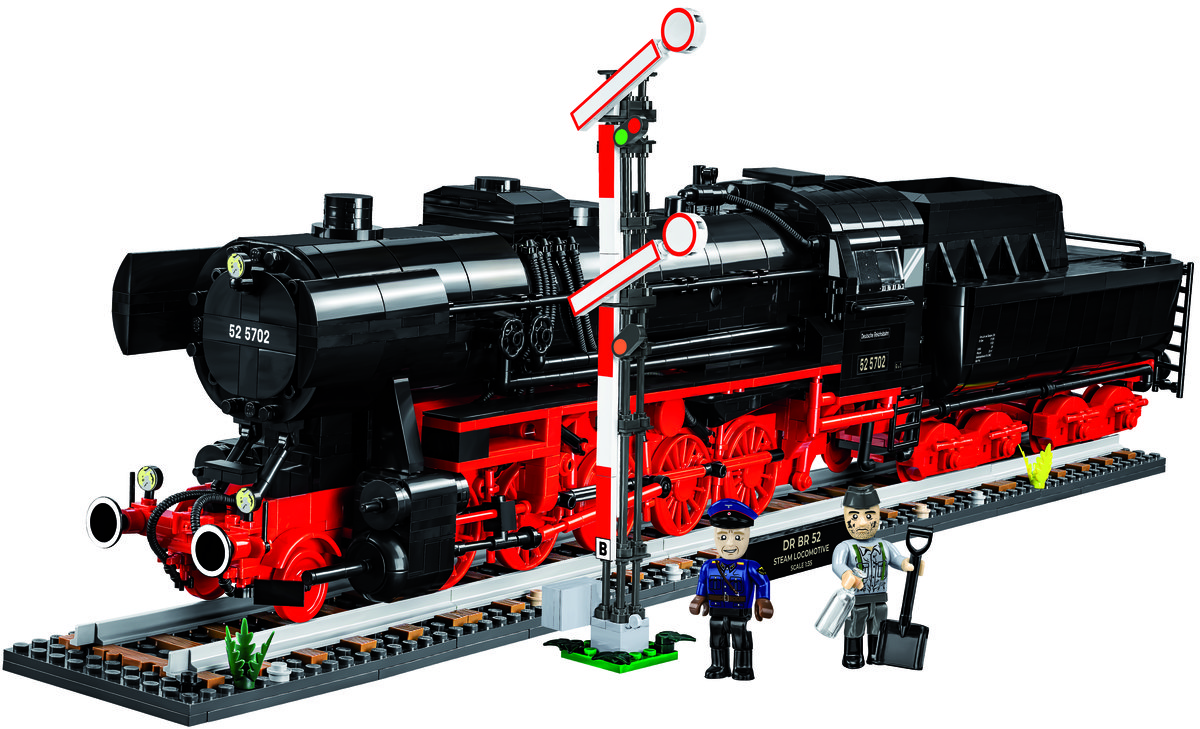 Klocki Cobi Trains 6287 Drb Class 52 Steam Locom.&Sem.2745 - COBI ...
