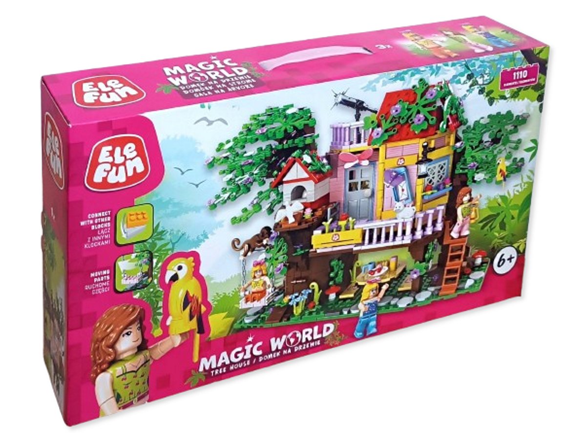 Klocki Elefun Magic World Domek na drzewie 8841 - Elefun | Sklep EMPIK.COM