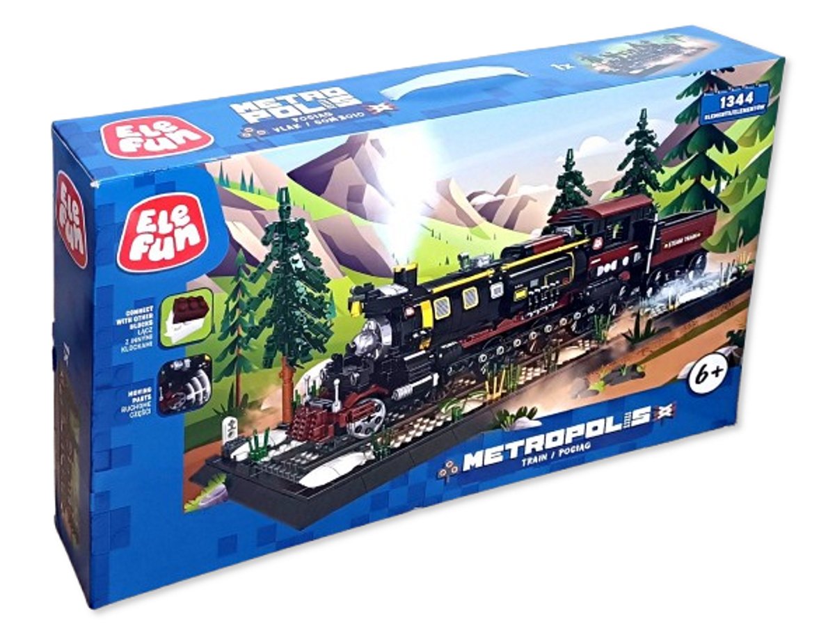 Klocki Elefun Metropolis Pociąg C0377 - Elefun | Sklep EMPIK.COM