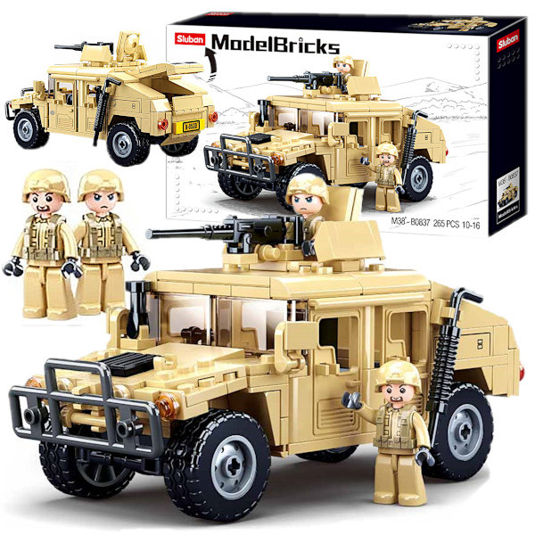 Klocki Jeep Hamer Hummer H2 Wojsko Armia - Sluban | Sklep EMPIK.COM