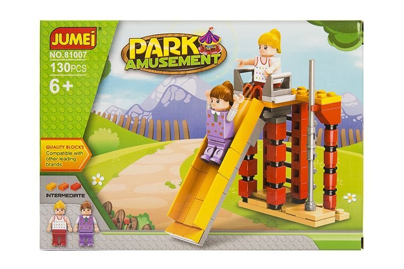 Klocki Jumei PARK ROZRYWKI 130 elementów, 25 x 18 cm - Kathay-Haster | Sklep EMPIK.COM