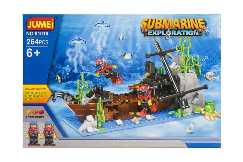 Klocki Jumei PODWODNA WYPRAWA 264 elementy, 38 x 26 cm - Kathay-Haster ...