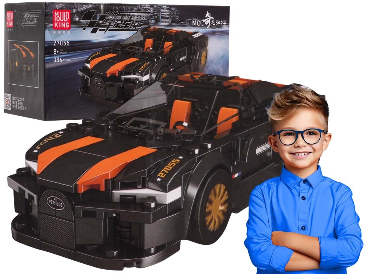 KLOCKI KONSTRUKCYJNE 386 el. dla dzieci SPORTOWE AUTKO wyścigowe NA PREZENT - Mould King | Sklep ...