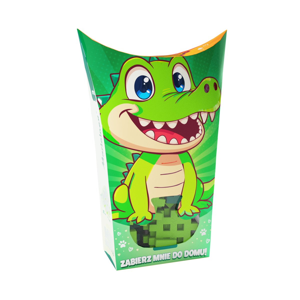 Klocki Konstrukcyjne, Mini Waffle, Marioinex, Pocket Pets Krokodyl, 34 ...
