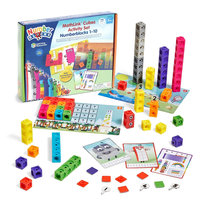 Klocki, Kostki Matematyczne, Zestaw Edukacyjny 1-10, MathLink Cubes ...
