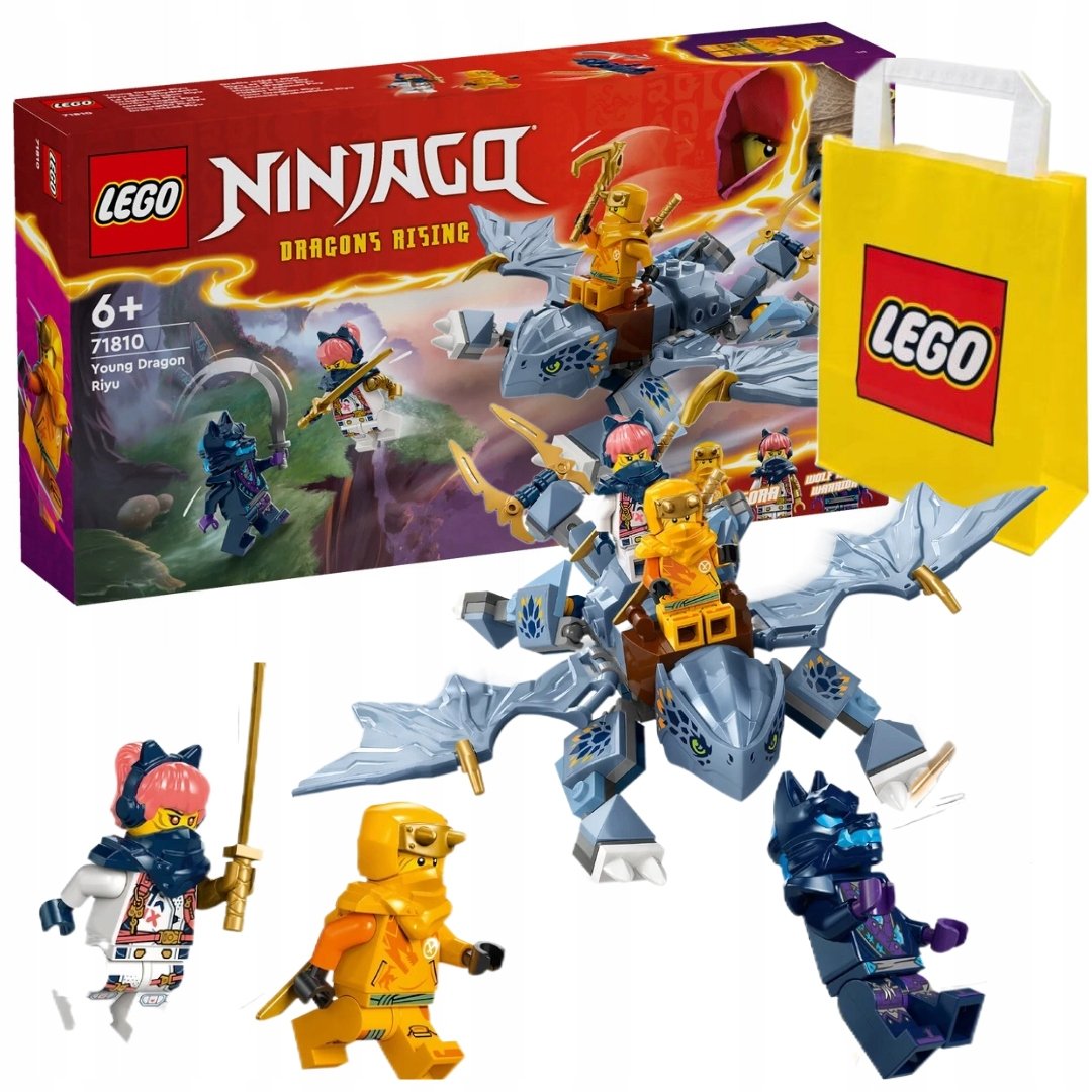 Klocki Lego Ninjago Powstanie Smoków 71810 Mały Riyu Ruchomy Smok 3 ...