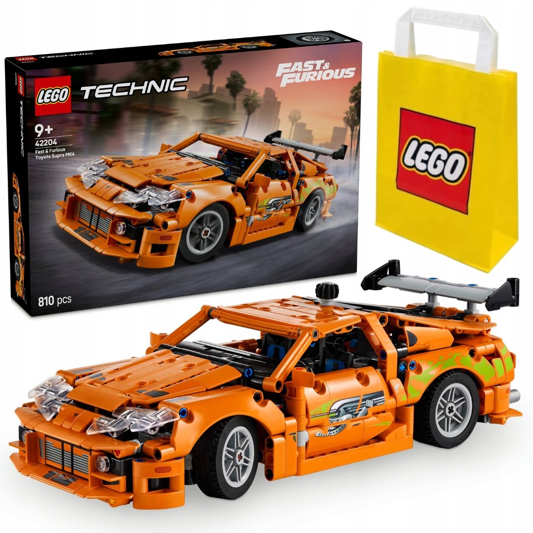 Klocki LEGO Technic Samochód Toyota Supra MK4 Auto Fast and Furious ...