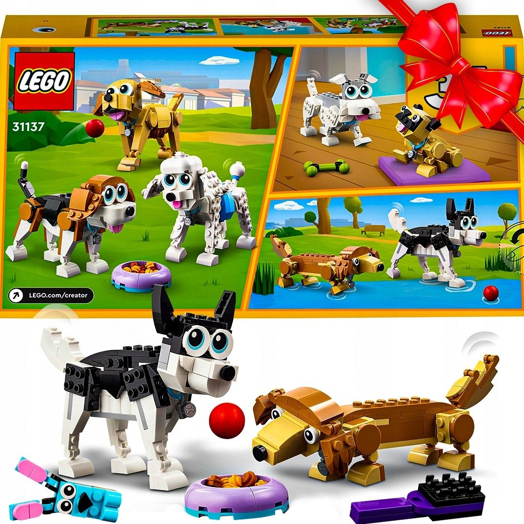 KLOCKI LEGO UROCZE PSY PSIAKI PREZENT ZESTAW XXL dla dziewczynki fanów ...