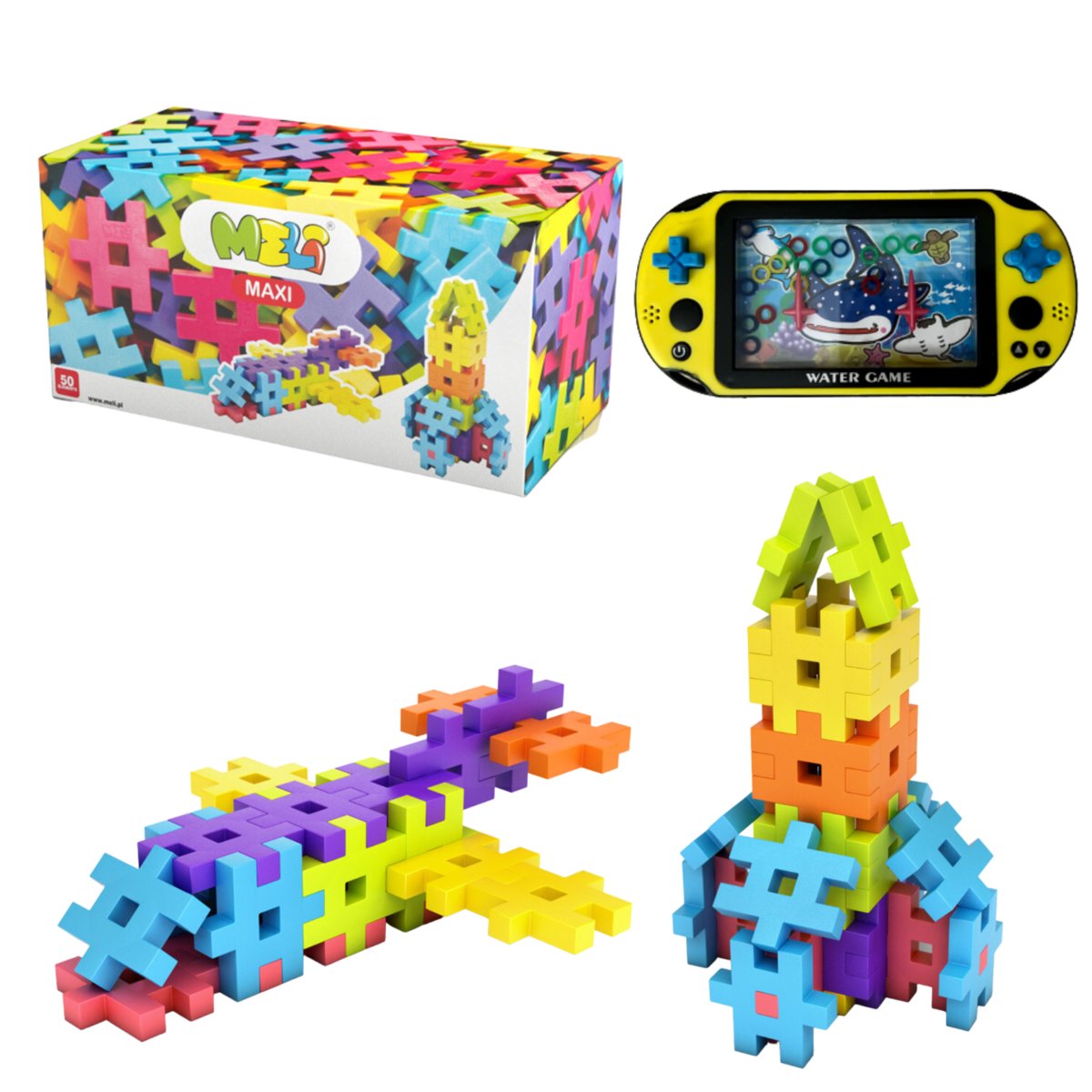 KLOCKI MELI 50400 MAXI 50 EL. + GRA WODNA - MELI | Sklep EMPIK.COM