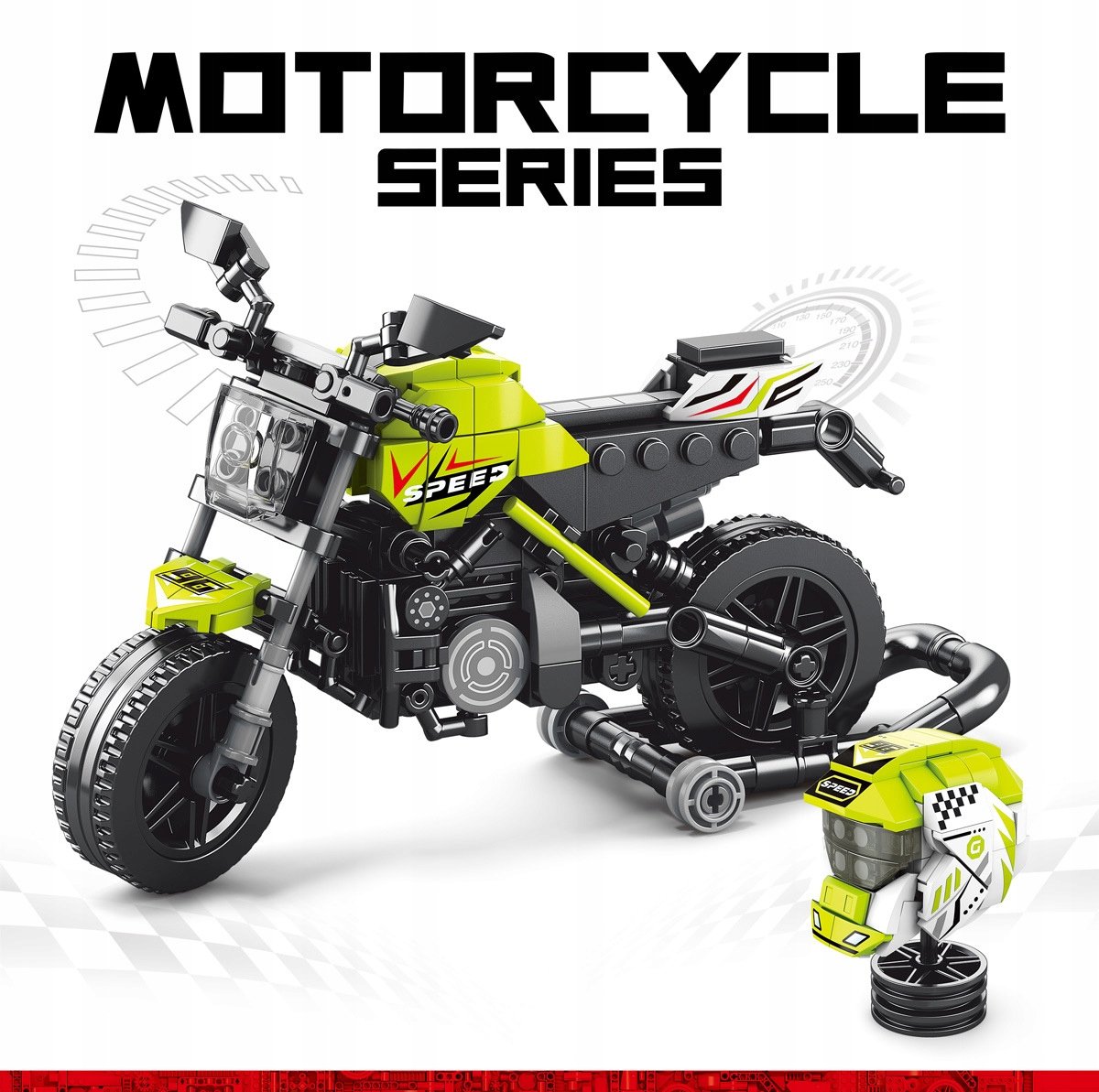 Klocki Motocykl Motor City 403 elementy – Pojazd, Idealne na Prezent ...