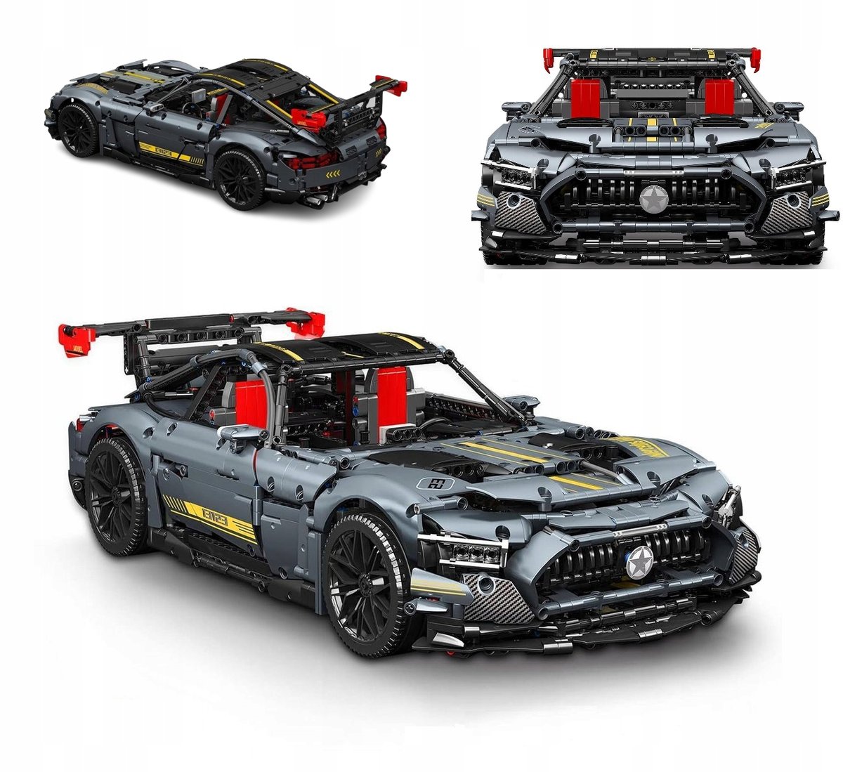 KLOCKI MOULD KING 13123 AUTO SAMOCHÓD MERCEDES AMG GT 2872 elementy - Mould King | Sklep EMPIK.COM