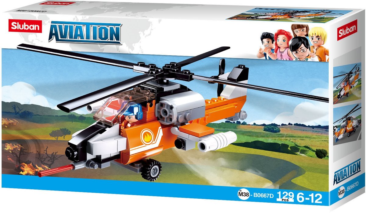 KLOCKI SLUBAN LOTNISKO Helikopter - Sluban | Sklep EMPIK.COM