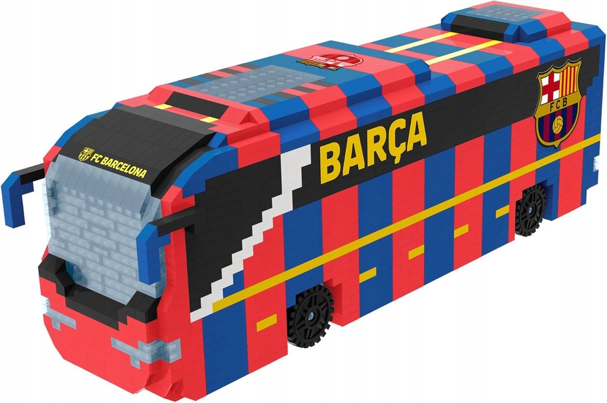 KLOCKI ZESTAW DO BUDOWANIA 3D AUTOBUS FC BARCELONA OFICJALNY PRODUKT ...