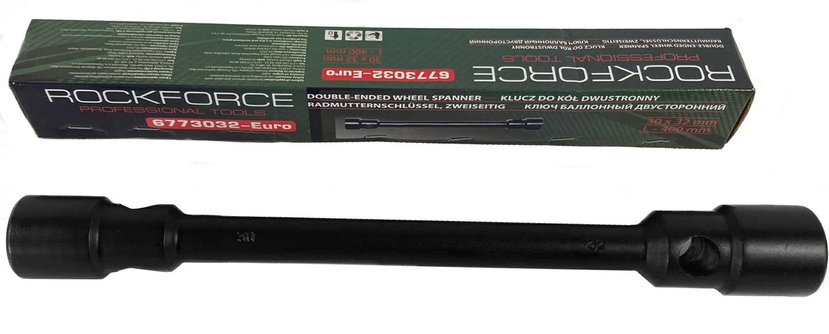 Klucz do kół dwustronny nasadowy pokrętło 400mm 30x32mm stal Cr-V ROCKFORCE - Rock Force | Sklep ...