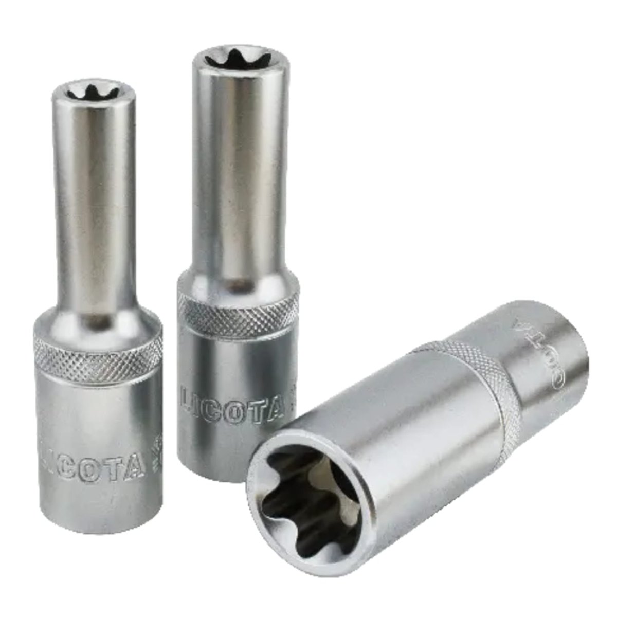 Klucz nasadowy Torx E14, zewnętrzny, 1/2 cala, stal CrV, 76 mm - Boni ...