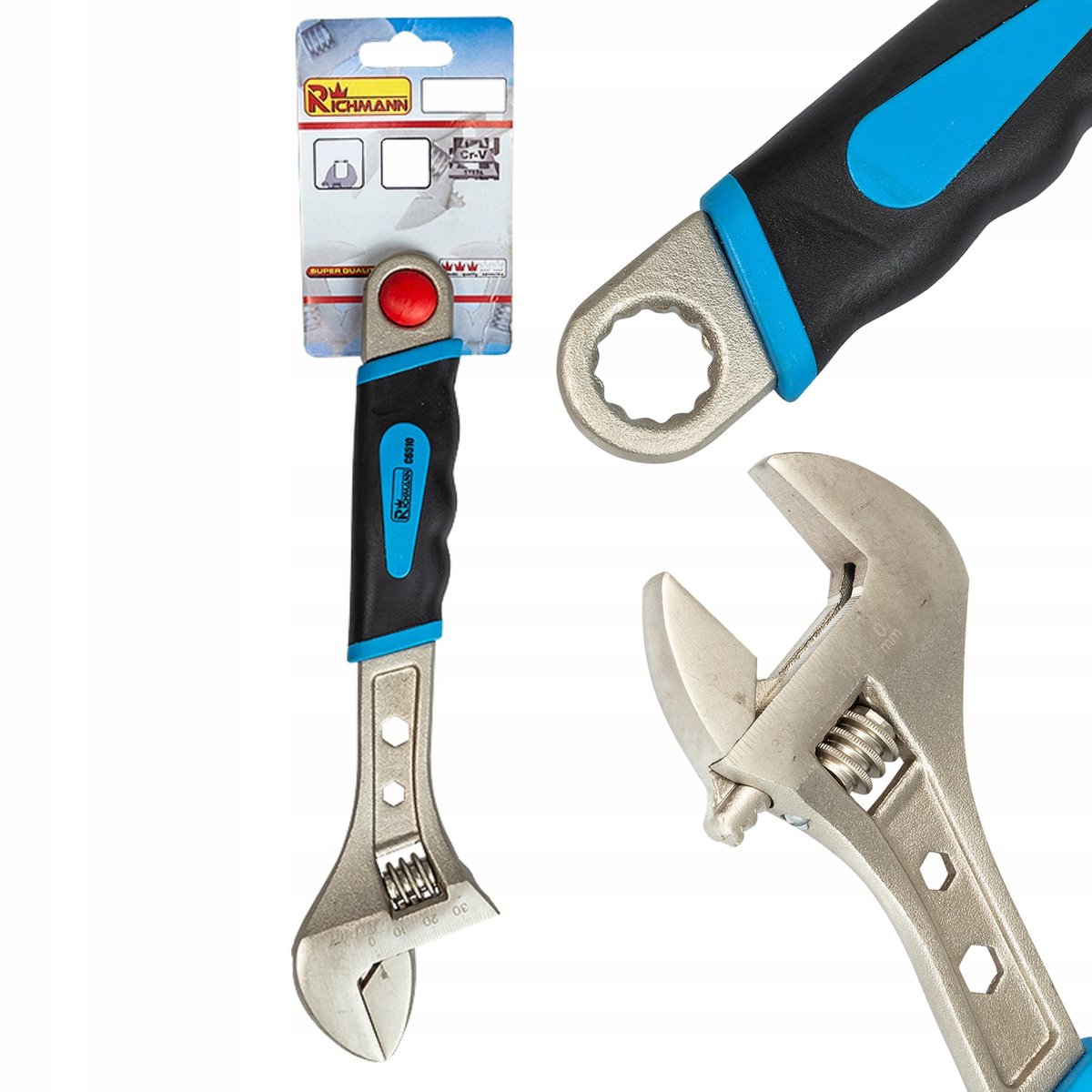 Klucz Nastawny Francuski Szwed 8'' 200Mm Richmann - Richmann | Sklep ...