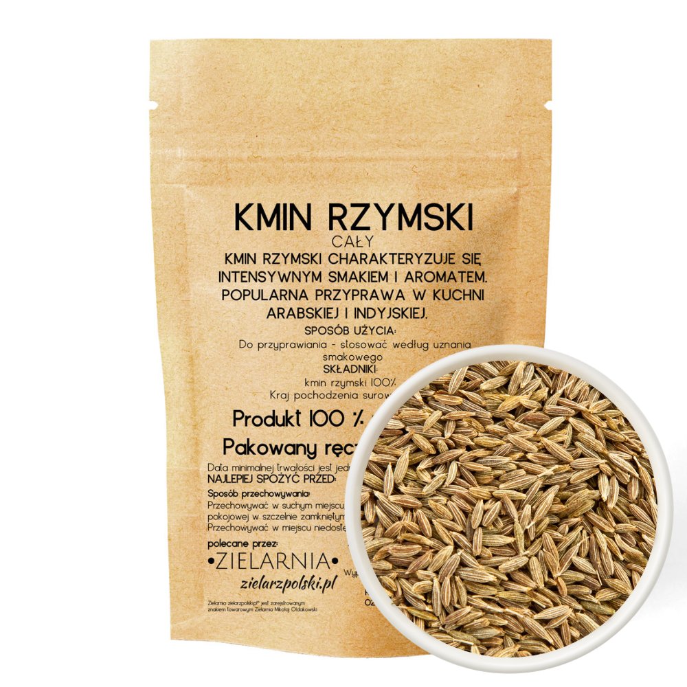 Kmin rzymski cały 50g ZIELARZPOLSKI.PL - Inna marka | Sklep EMPIK.COM