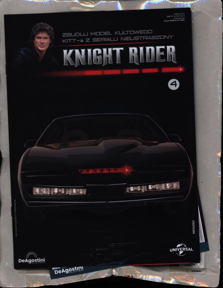 Knight Rider Zbuduj Model Kultowego KITT-a z Serialu Nieustraszony - De ...