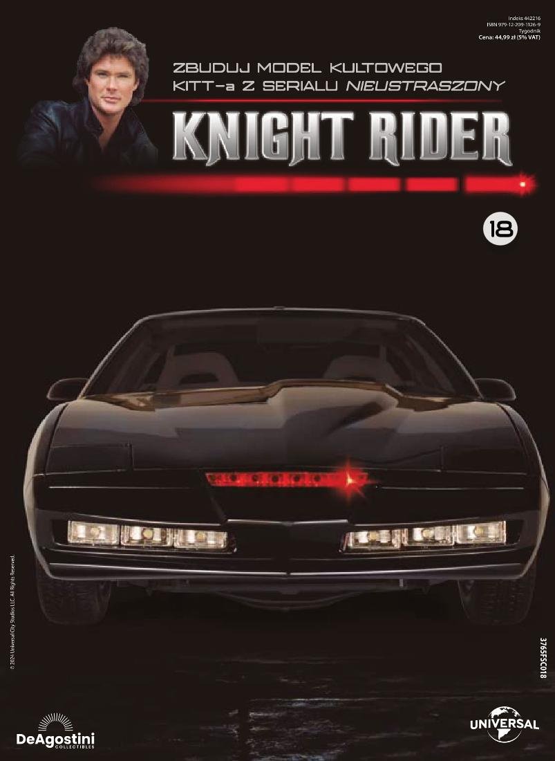 Knight Rider Zbuduj Model Kultowego KITT-a z Serialu Nieustraszony - De ...