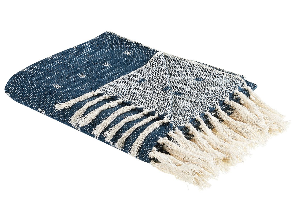 Koc 130 x 170 cm niebieski TAARI - Beliani | Sklep EMPIK.COM