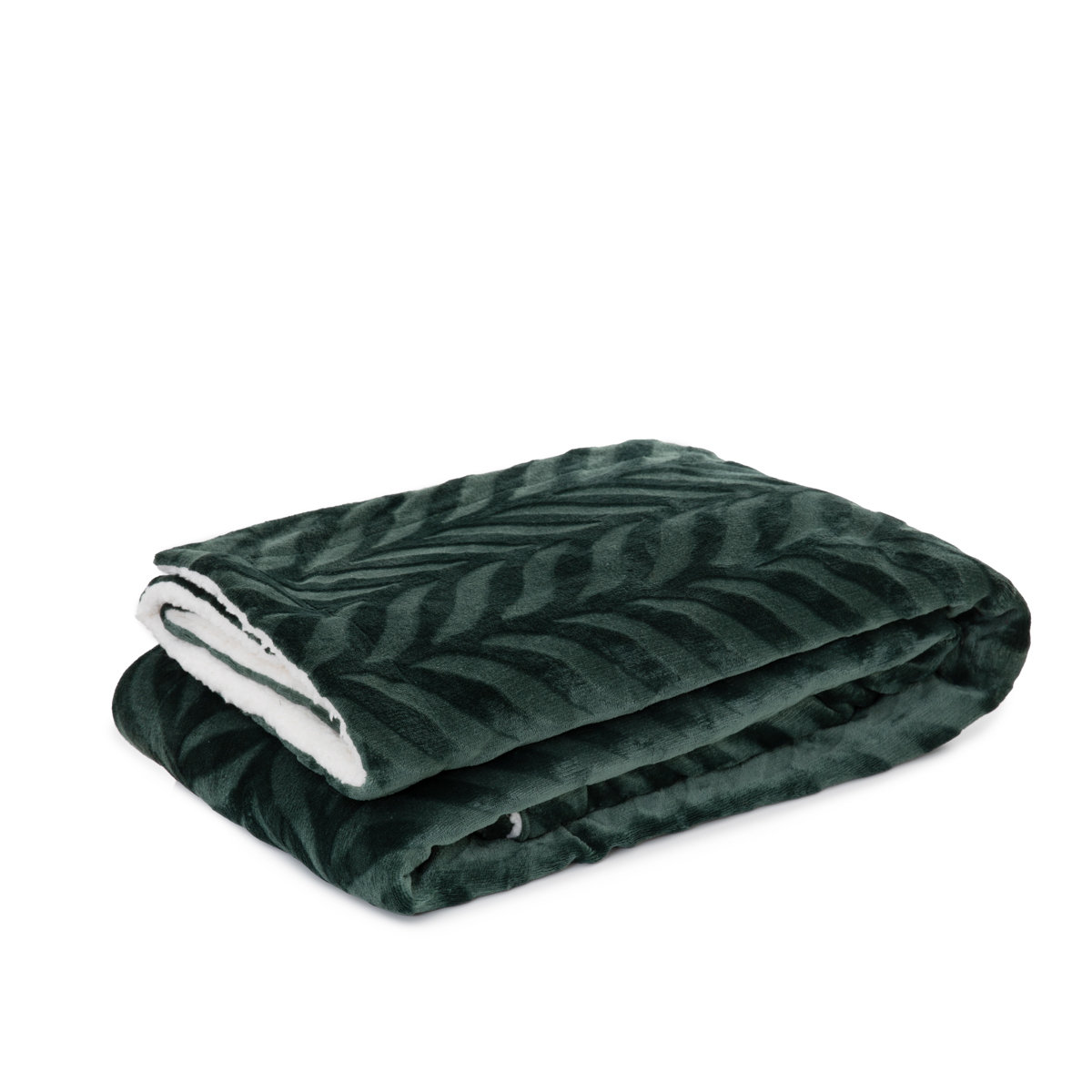 Koc BERAL z wytłoczeniami zielony 150x200 cm HOMLA - Homla | Sklep ...