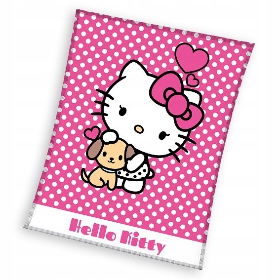 Koc Coral Hello Kitty 130X170 Cm - Inna marka | Sklep EMPIK.COM