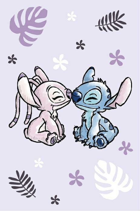 Koc polarowy 100x150 Lilo and Stitch fioletowy - Jerry Fabrics | Sklep ...