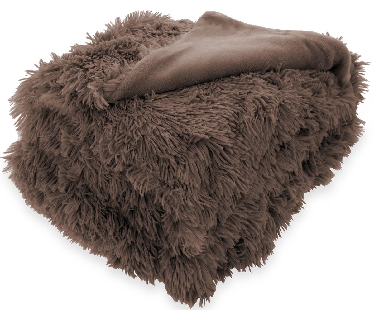 Koc TUTUMI Elmo, brązowy, 150x200 cm - Tutumi | Sklep EMPIK.COM