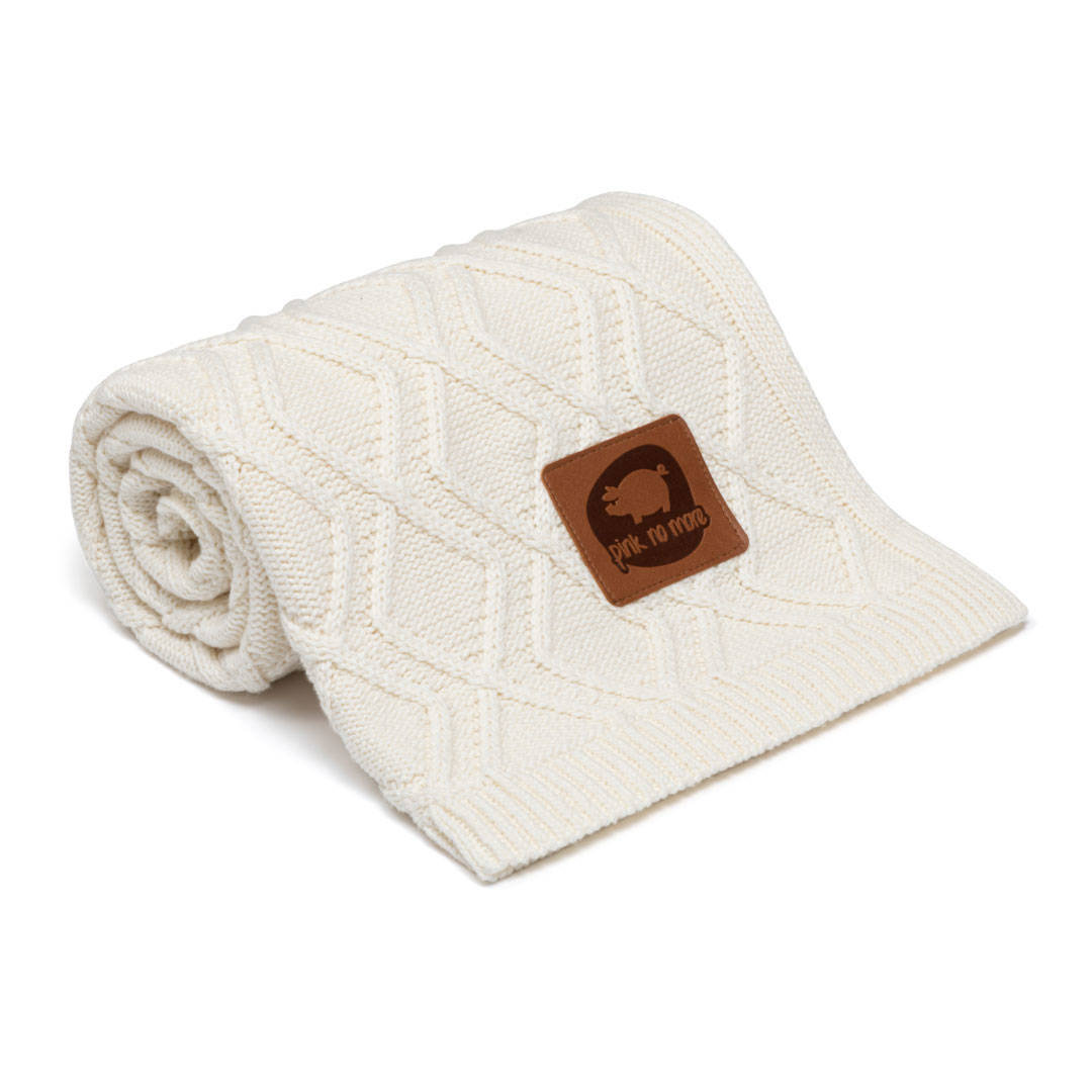 Koc z merino COSY CREAM - Pink No More | Sklep EMPIK.COM