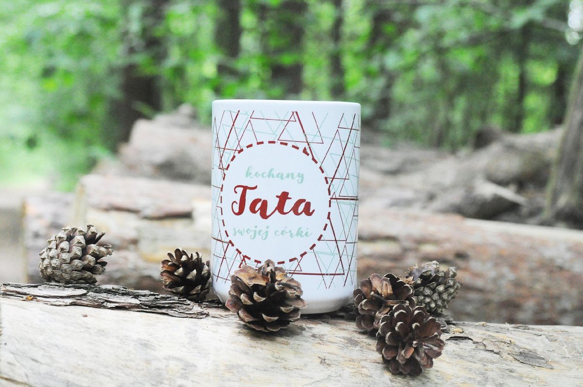 Kochany Tata swojej córki, kubek dla Taty na dzień Ojca, Sowia Aleja ...