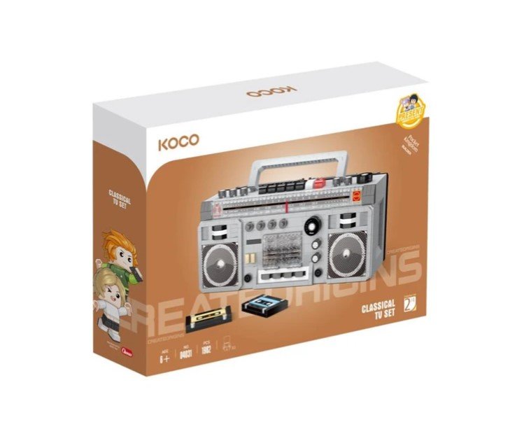 KOCO Klocki Radio retro 1982 elementy - KOCO | Sklep EMPIK.COM