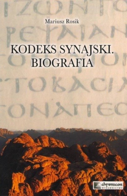 Kodeks synajski biografia - Rosik Mariusz | Książka w Empik