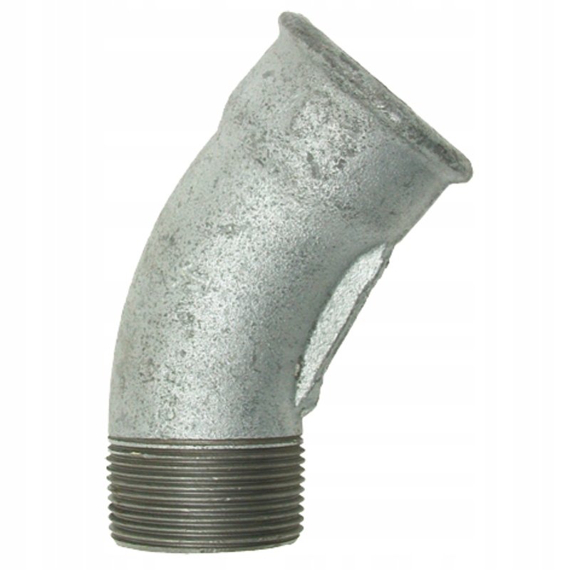 Kolano kolanko żeliwne ocynk 45 st 3/4 cala GW GZ - GRANIT | Sklep ...