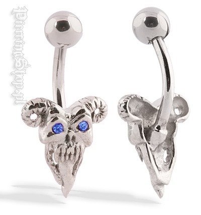 Kolczyk Do Pępka Demon Bl [Dsb-13]-Dł. Pręta 10Mm - Inna marka | Moda ...