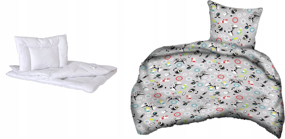 Kołdra Poduszka 100x160 Pościel Gamer Gamerska Pad - Zacisze Domu ...