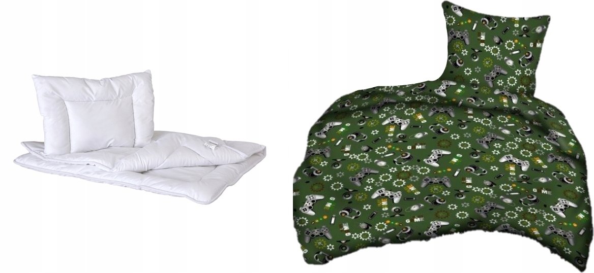 Kołdra Poduszka 120x160 Pościel Gamer Gamerska Pad - Zacisze Domu ...