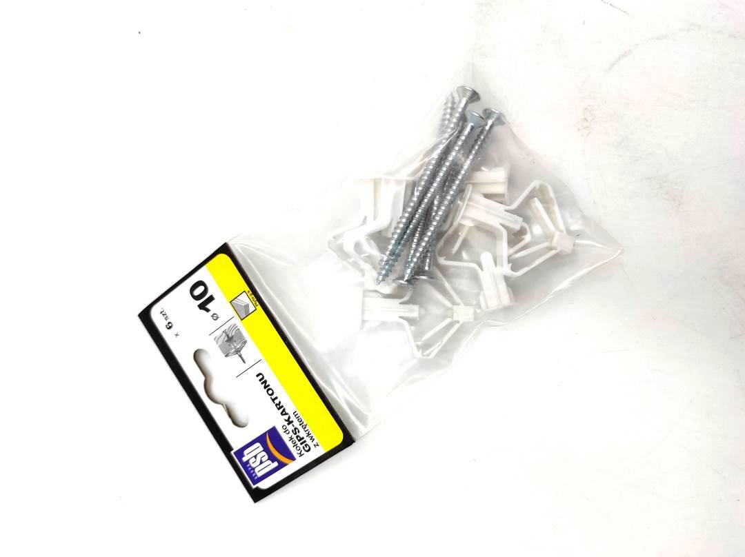 Kołek Do Gips-Kartonu Fi 10 Z Wkrętem, Worek 6 Szt. /18/ - Psb | Sklep ...