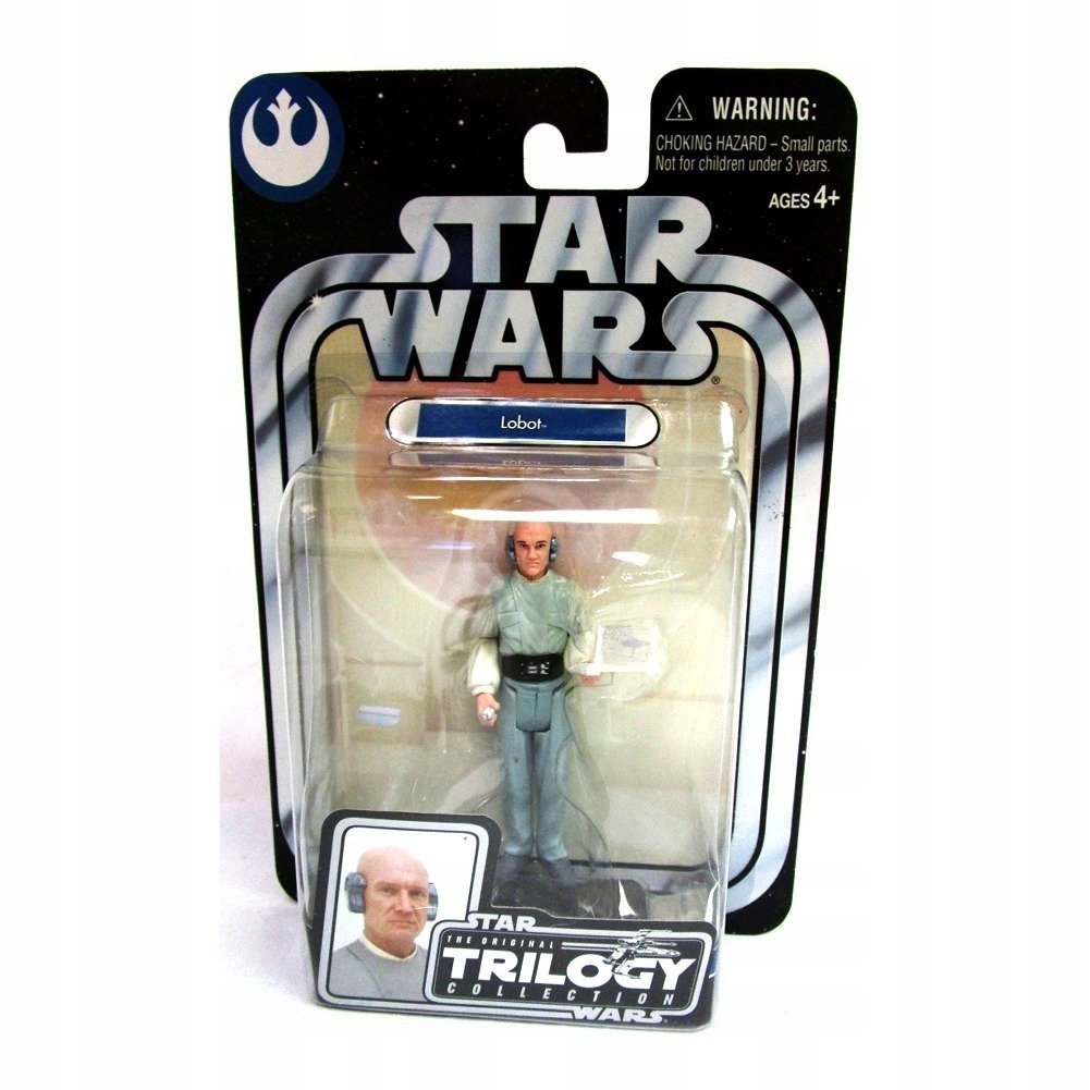 Kolekcja oryginalnej trylogii Hasbro Star Wars 2004 Lobot Action Figure ...