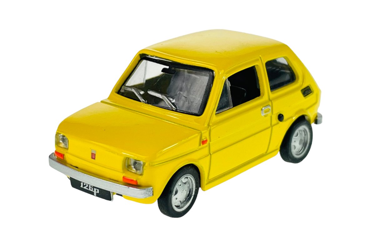KOLEKCJA PRL FIAT 126P MALUCH ŻÓŁTY 1:43 - Daffi | Sklep EMPIK.COM