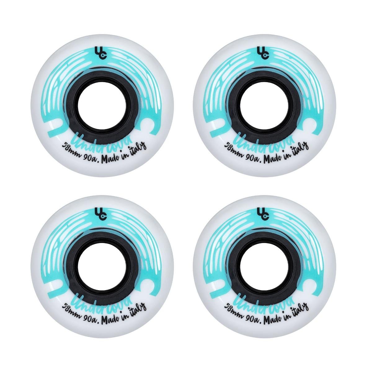Kółka do Rolek Undercover IT 58mm/90a - Białe (4 szt.) - Undercover ...