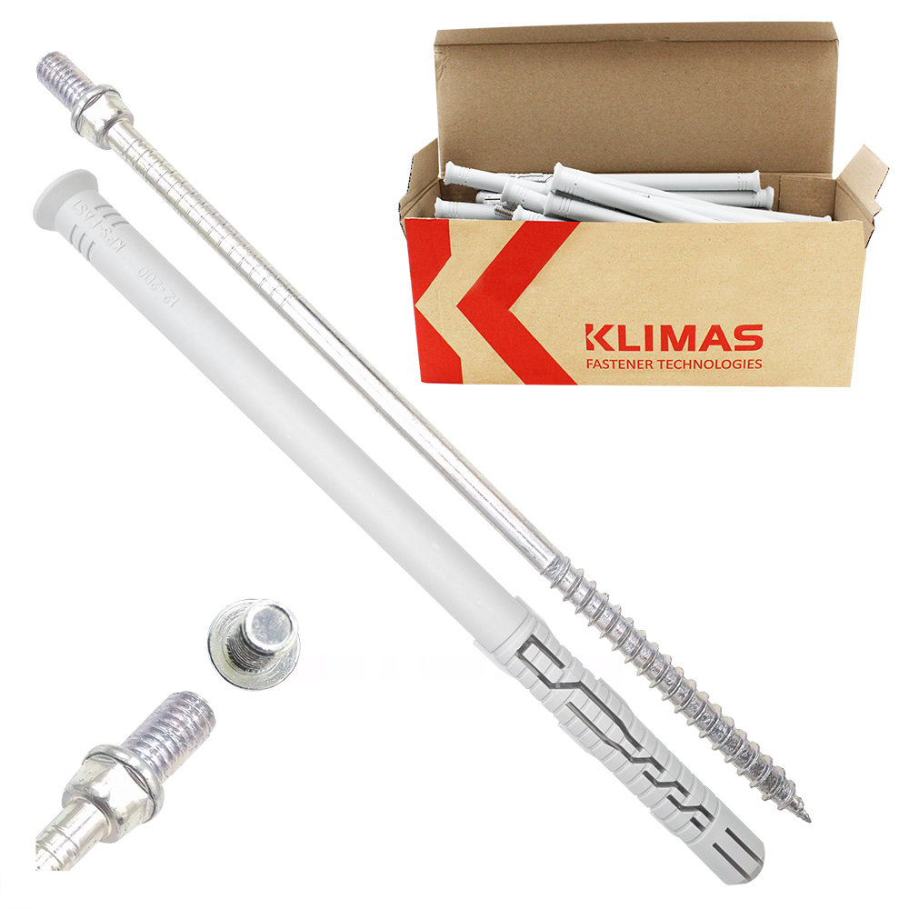 Kołki Rozporowe Ramowe Dwugwint 12X200 25Szt - KLIMAS | Sklep EMPIK.COM