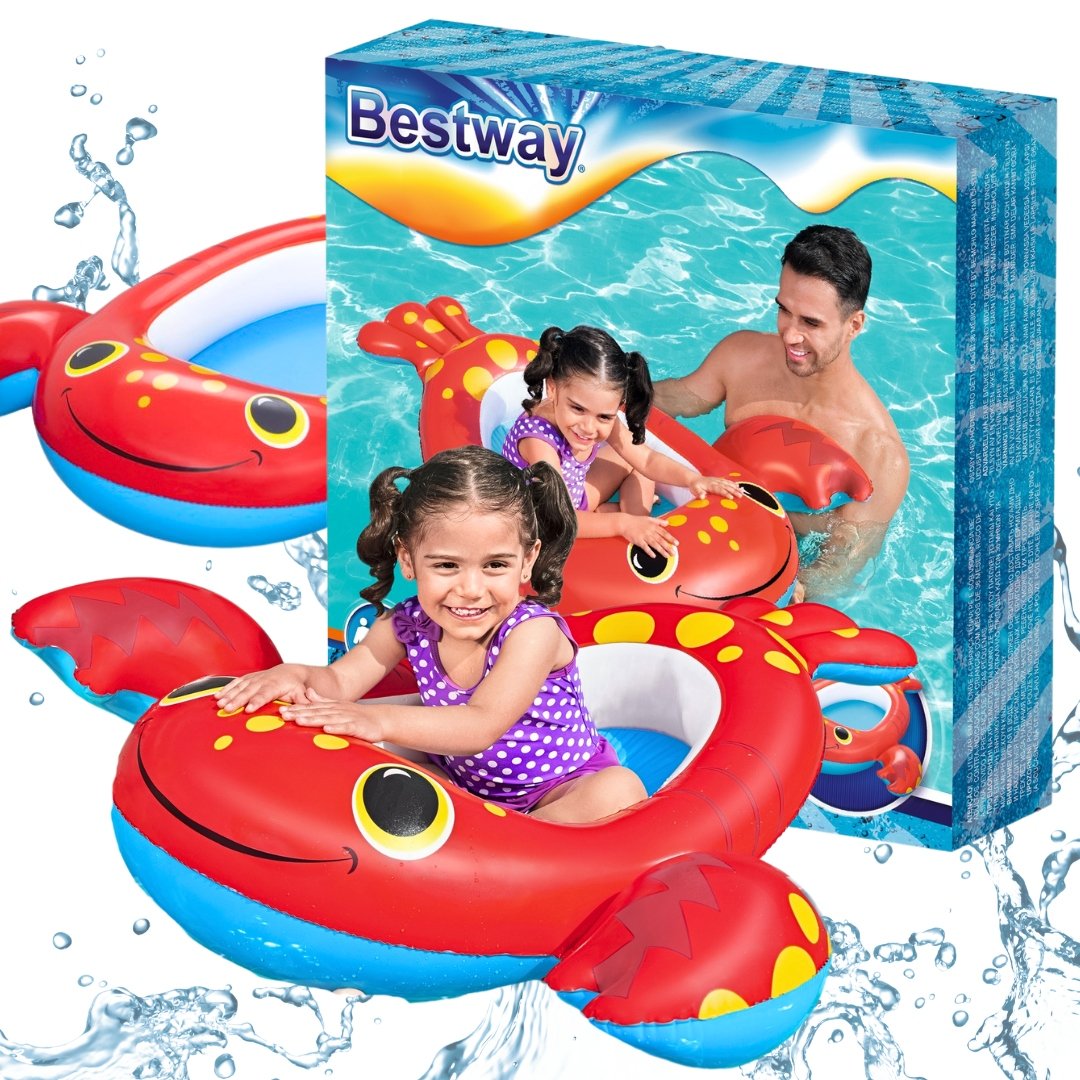 Koło Wodne Kółko Do Pływania Materac Dla Dzieci Ponton Krab Krabik ...