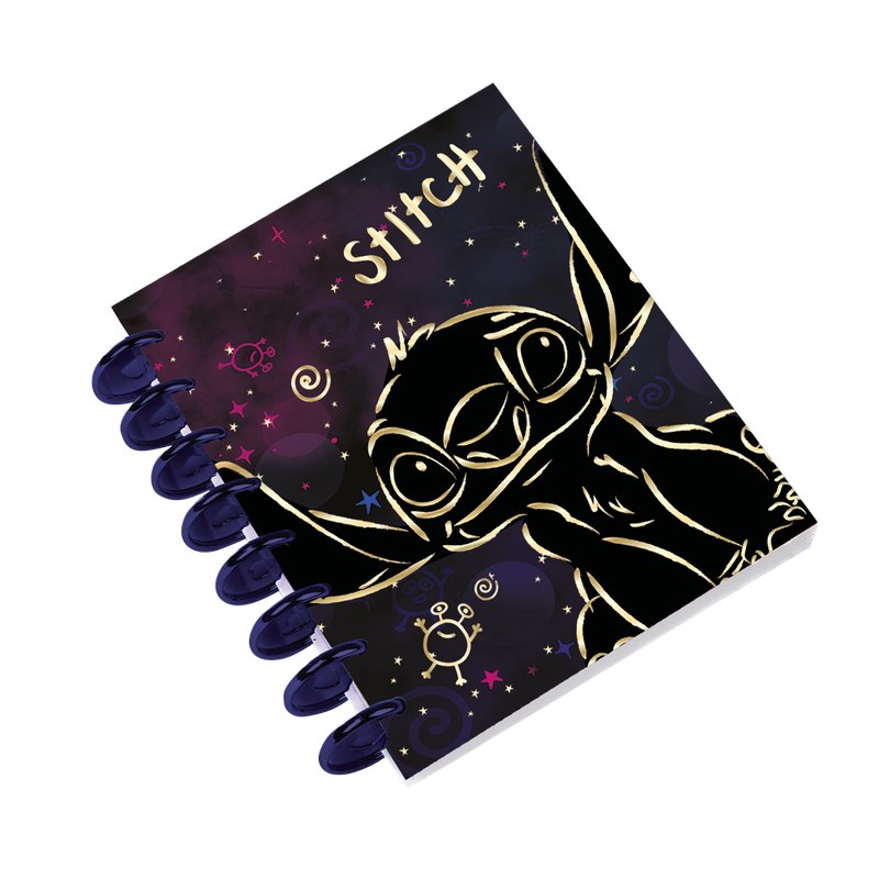 Kołobrulion B5 Disney Gold Stitch Big Ring 100 Kartek Wzór 2 - Patio ...