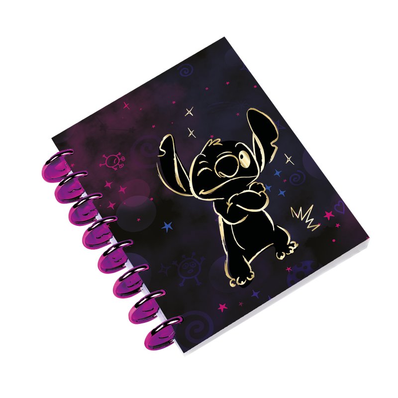 Kołobrulion B5 Disney Gold Stitch Big Ring 100 Kartek Wzór 3 - Patio ...