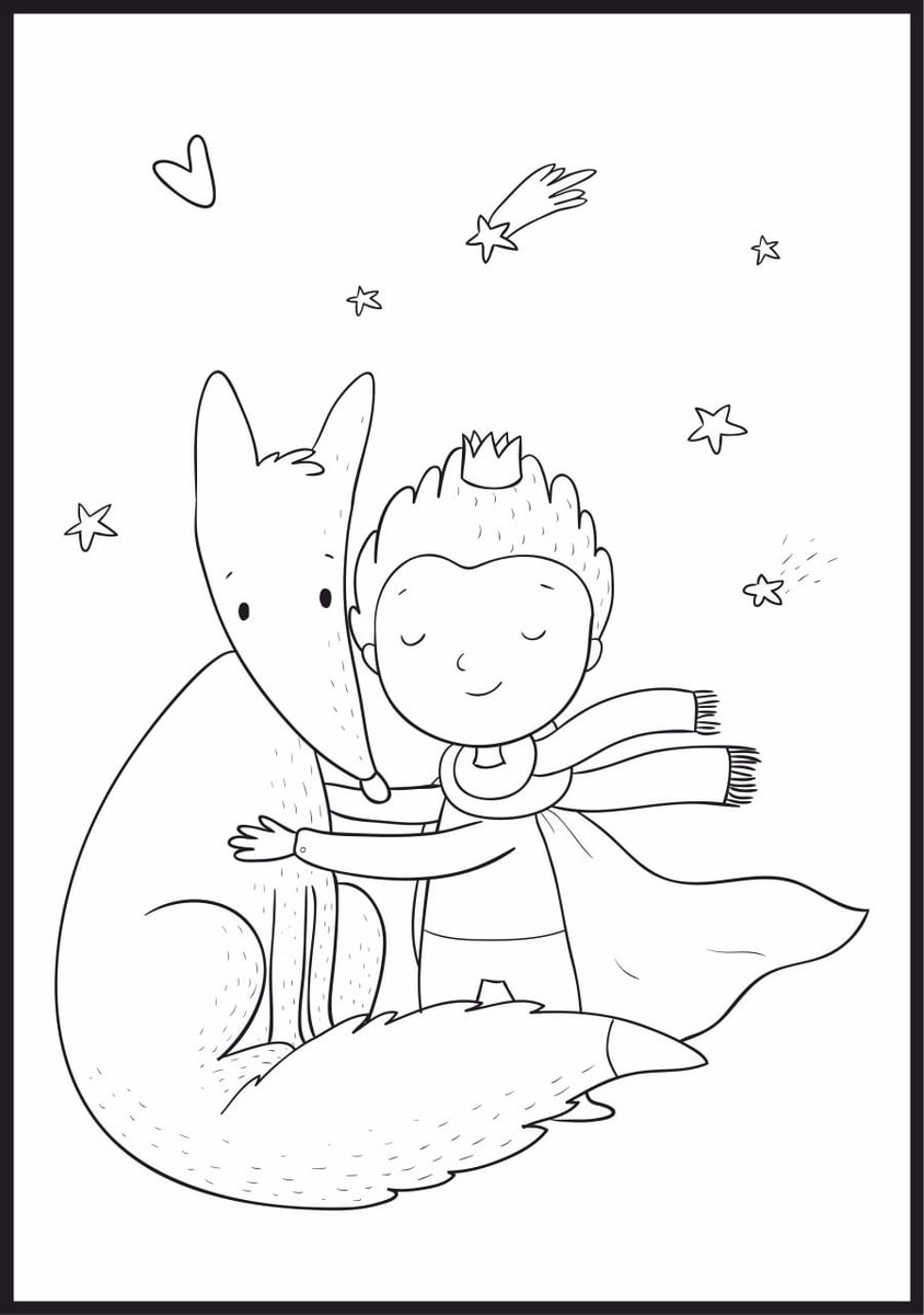 Kolorowanka w formie plakatu dla dzieci i nie tylko z piękną grafiką ...