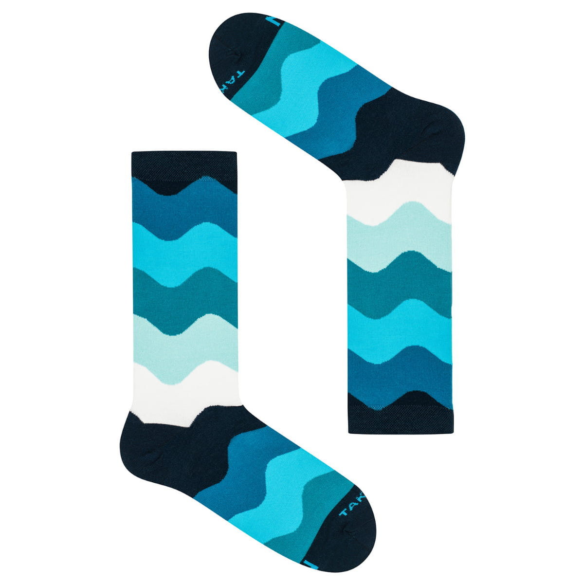 Kolorowe skarpetki - Falista 16m4 - 36-40 - Takapara | Moda Sklep EMPIK.COM