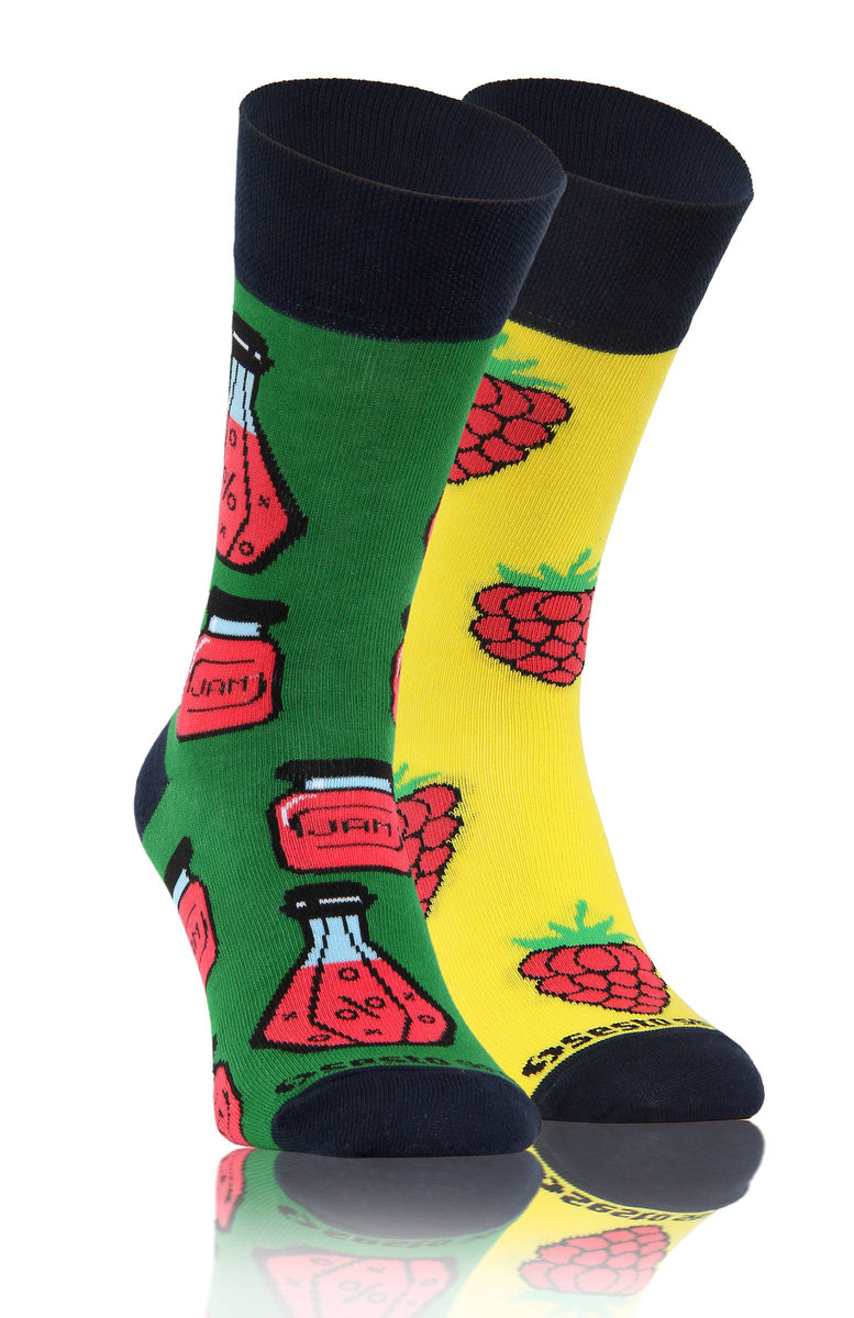 Kolorowe śmieszne SKARPETY FINEST Sesto Senso-39-42 - Sesto Senso | Moda Sklep EMPIK.COM